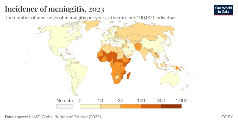 Meningitis Statistics Meningococcal Meningitis