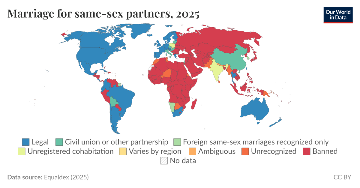 Marriage for same-sex partners - Our World in Data