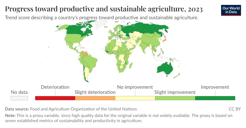 Sustainable Agriculture Map