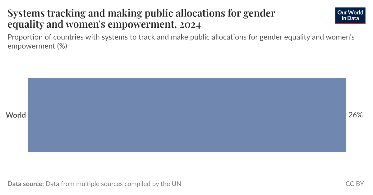 Systems tracking and making public allocations for gender equality and ...