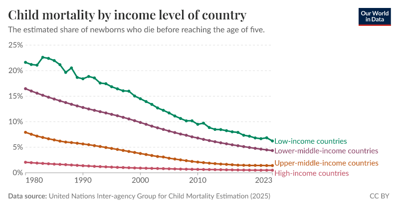Mortality Rate By Country