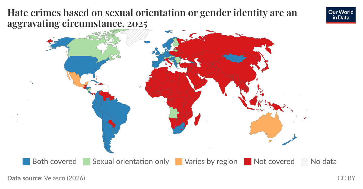 Hate crimes based on sexual orientation or gender identity are an ...