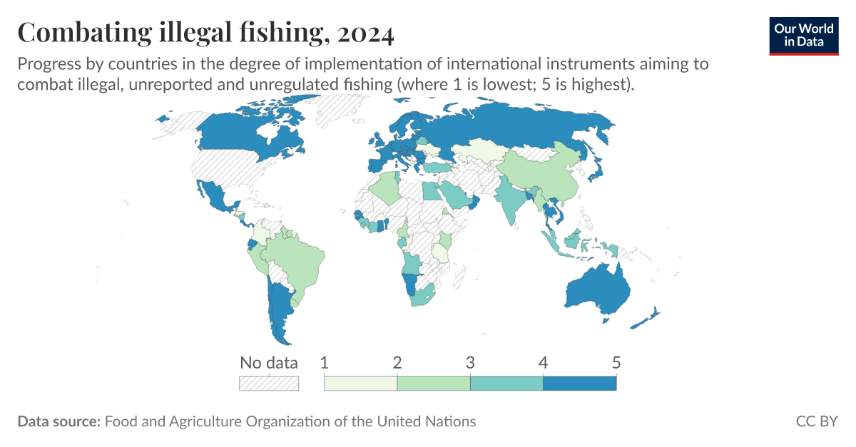 Combatting illegal fishing - Our World in Data